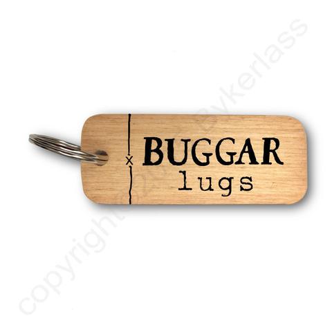 Buggar Lugs Rustic Wooden Keyring - RWKR1 - Pack of 6 | CREOATE