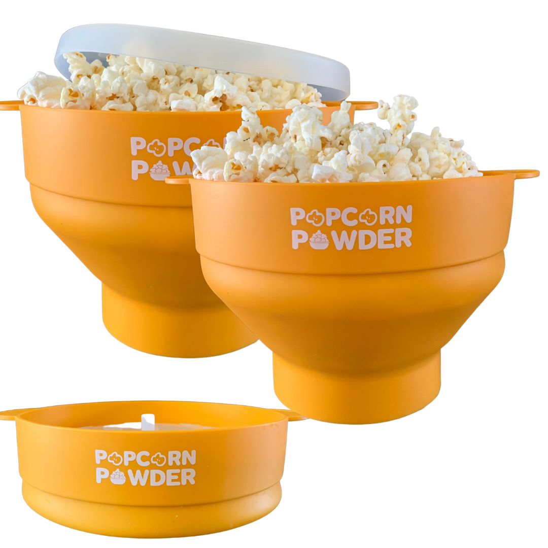 Yellow Collapsible Popcorn Popper | CREOATE