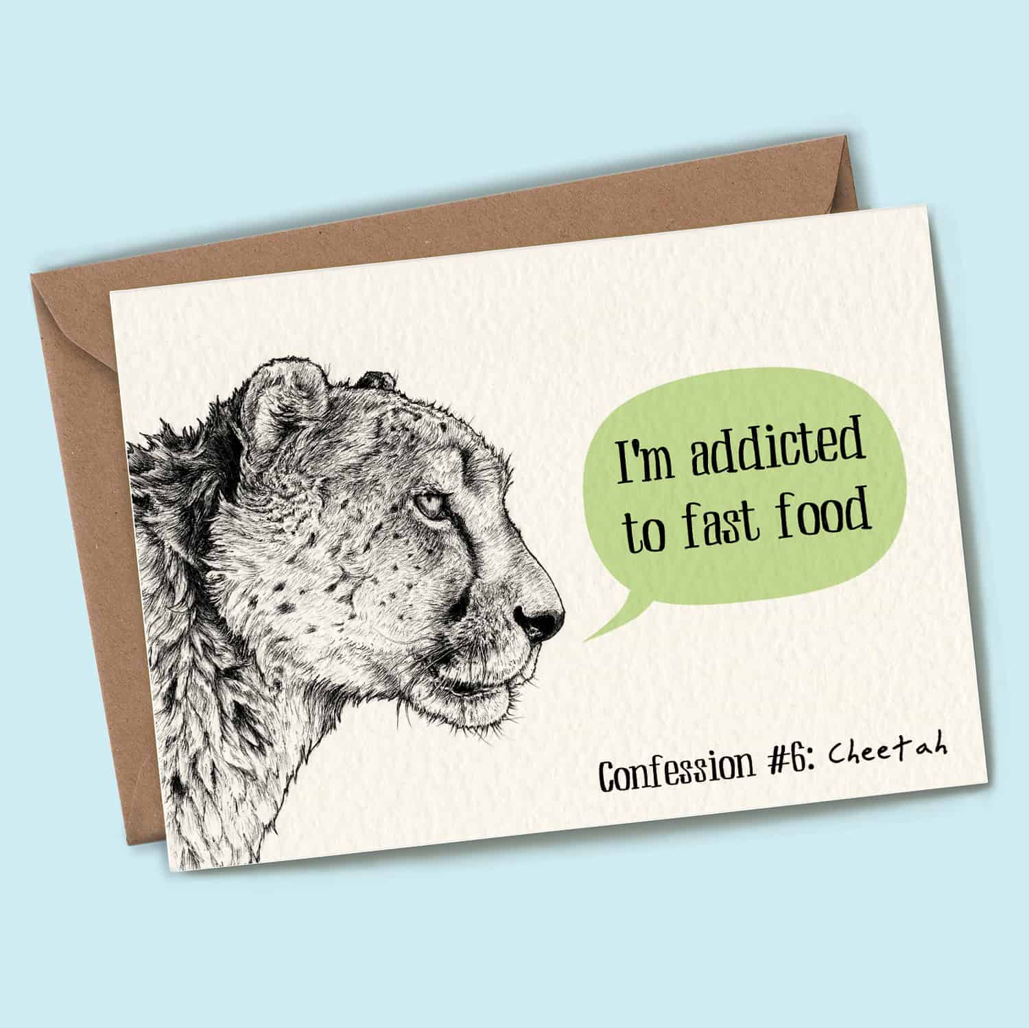 Cheetah Card - Everyday Card | CREOATE