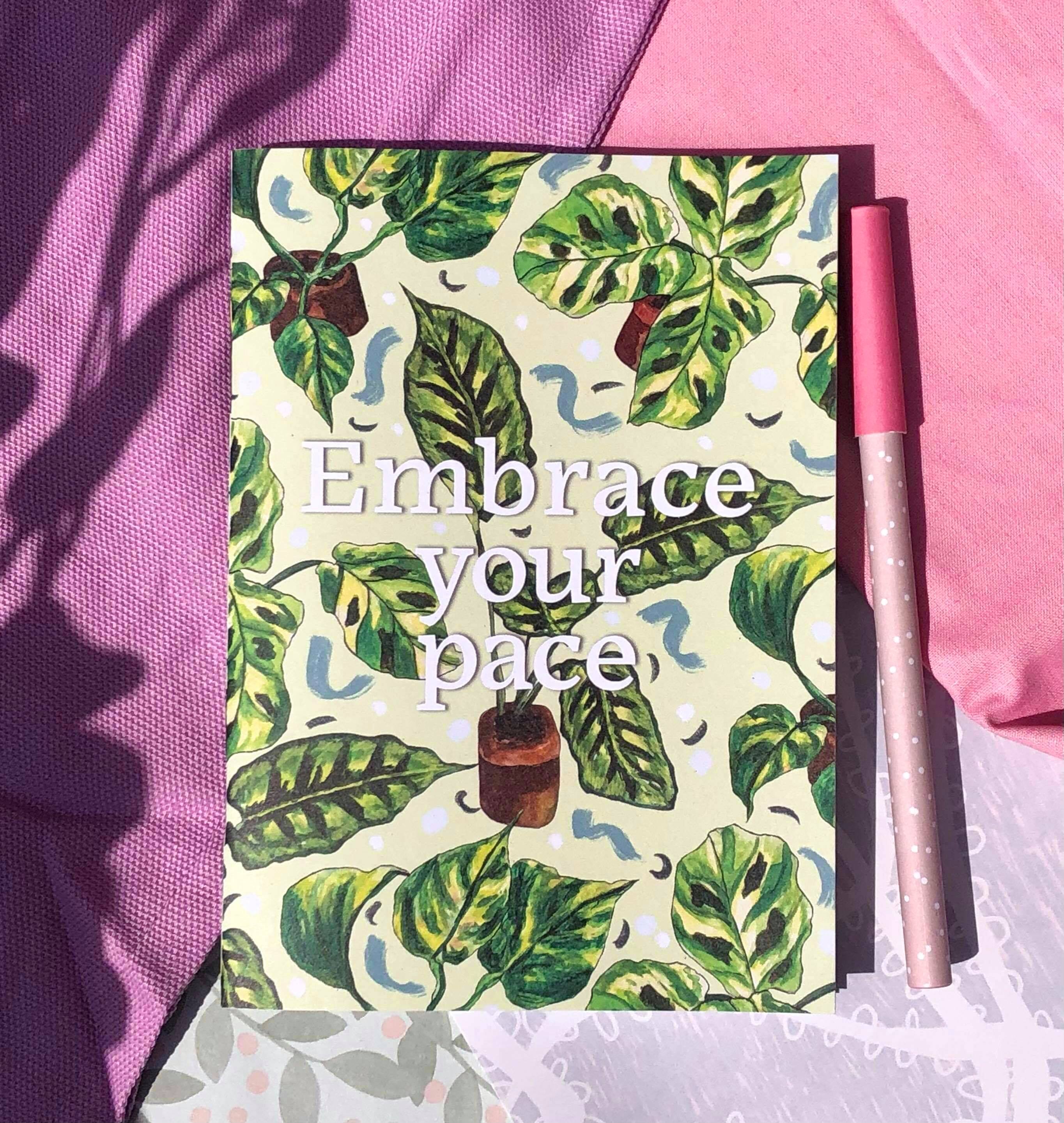 Embrace Your Pace Pocket Notebook | CREOATE