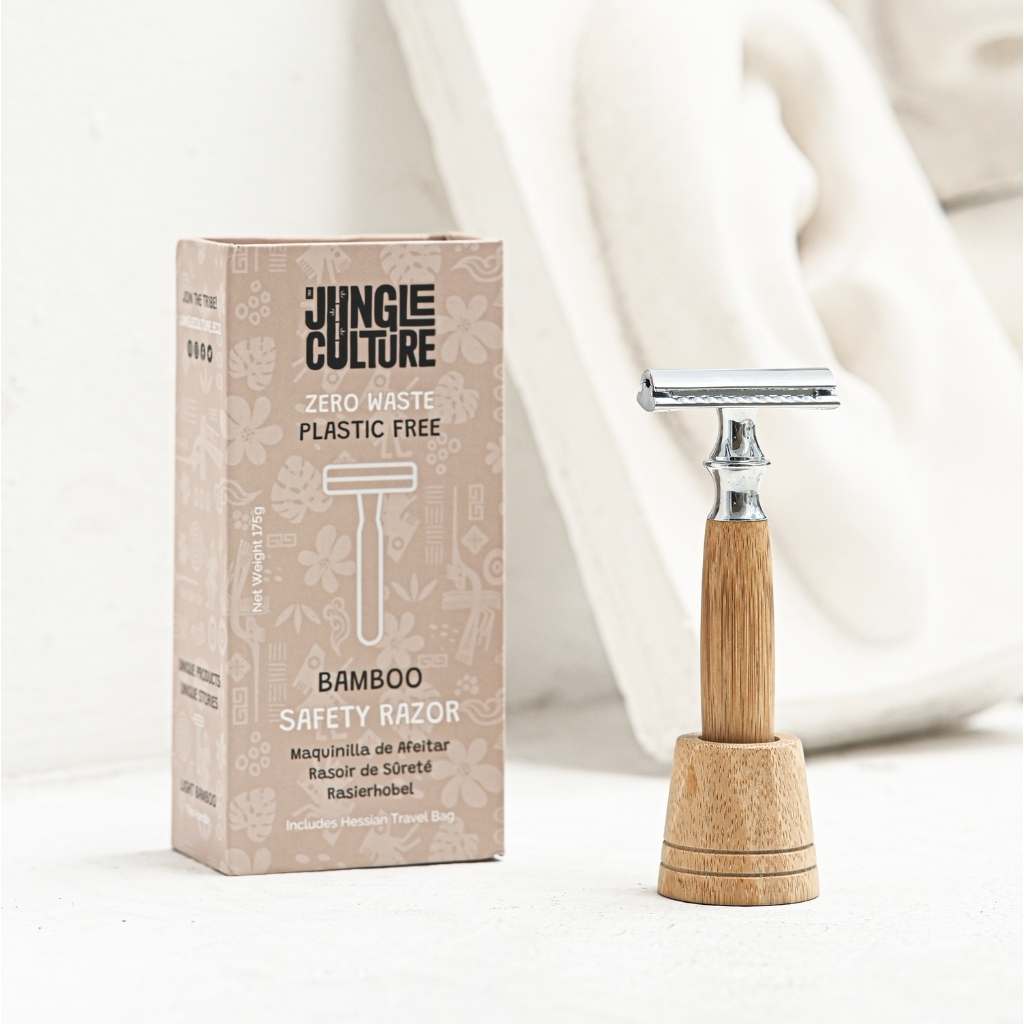 Thick Light Wood Bamboo Razor Stand - Safety Razor Stand for Jungle ...