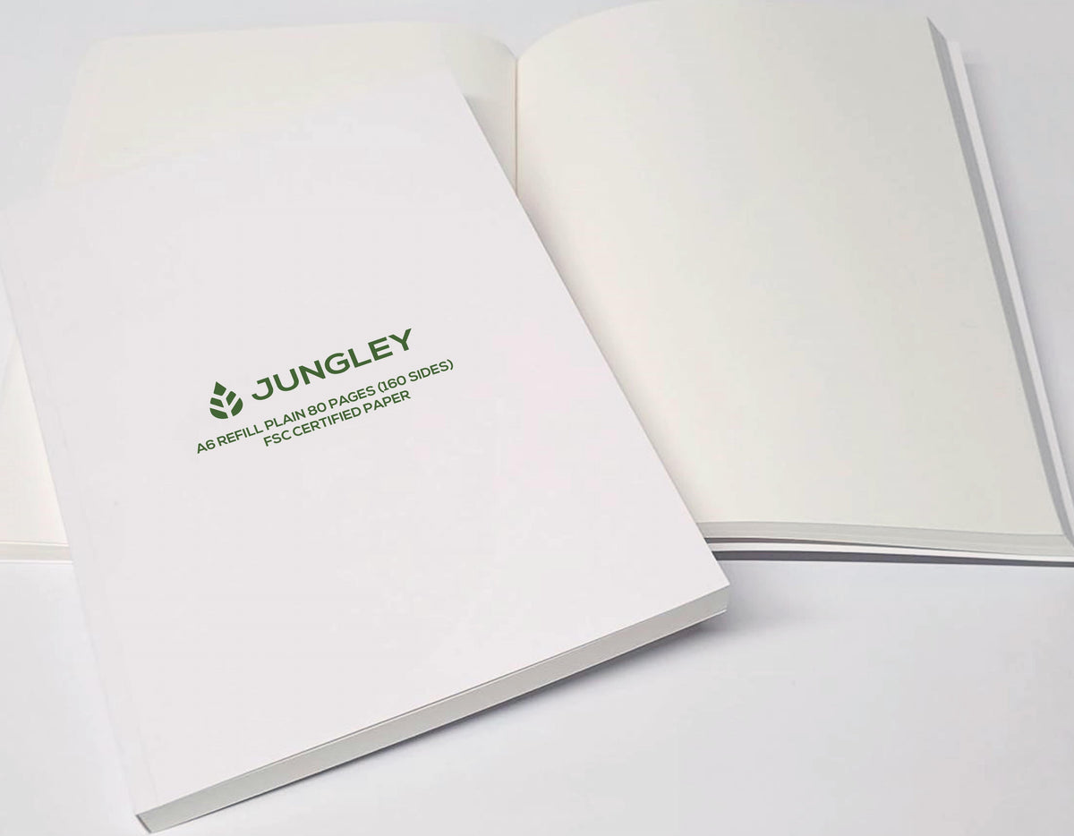 A6 Refill Notebook - Plain - Pack of 2 (Case of 4) | CREOATE