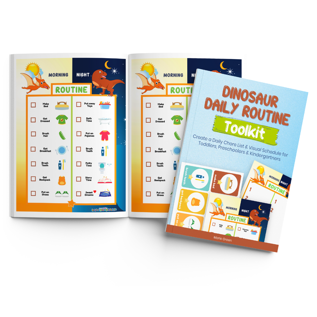 Dinosaur Daily Routine Toolkit: Fun Chore Lists & Schedules | CREOATE