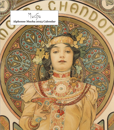 Alphonse Mucha Desk Calendar 2023 | CREOATE