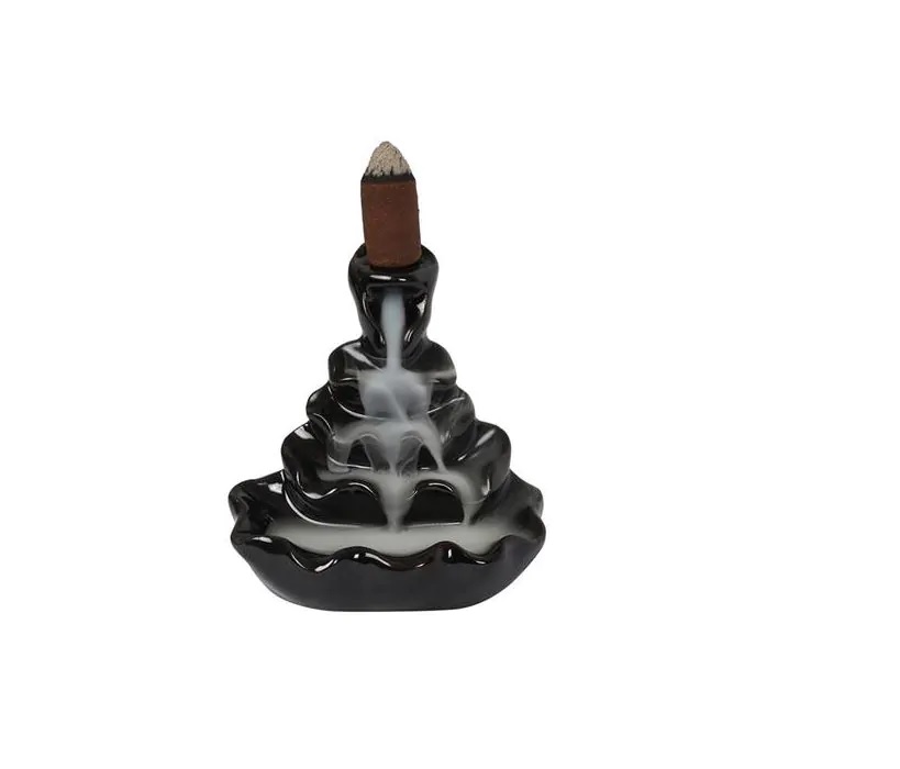 4-Tier Ripple Backflow Incense Burner | CREOATE