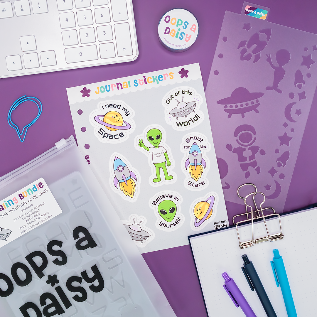 The Intergalactic one - Space Journaling Bundle | CREOATE