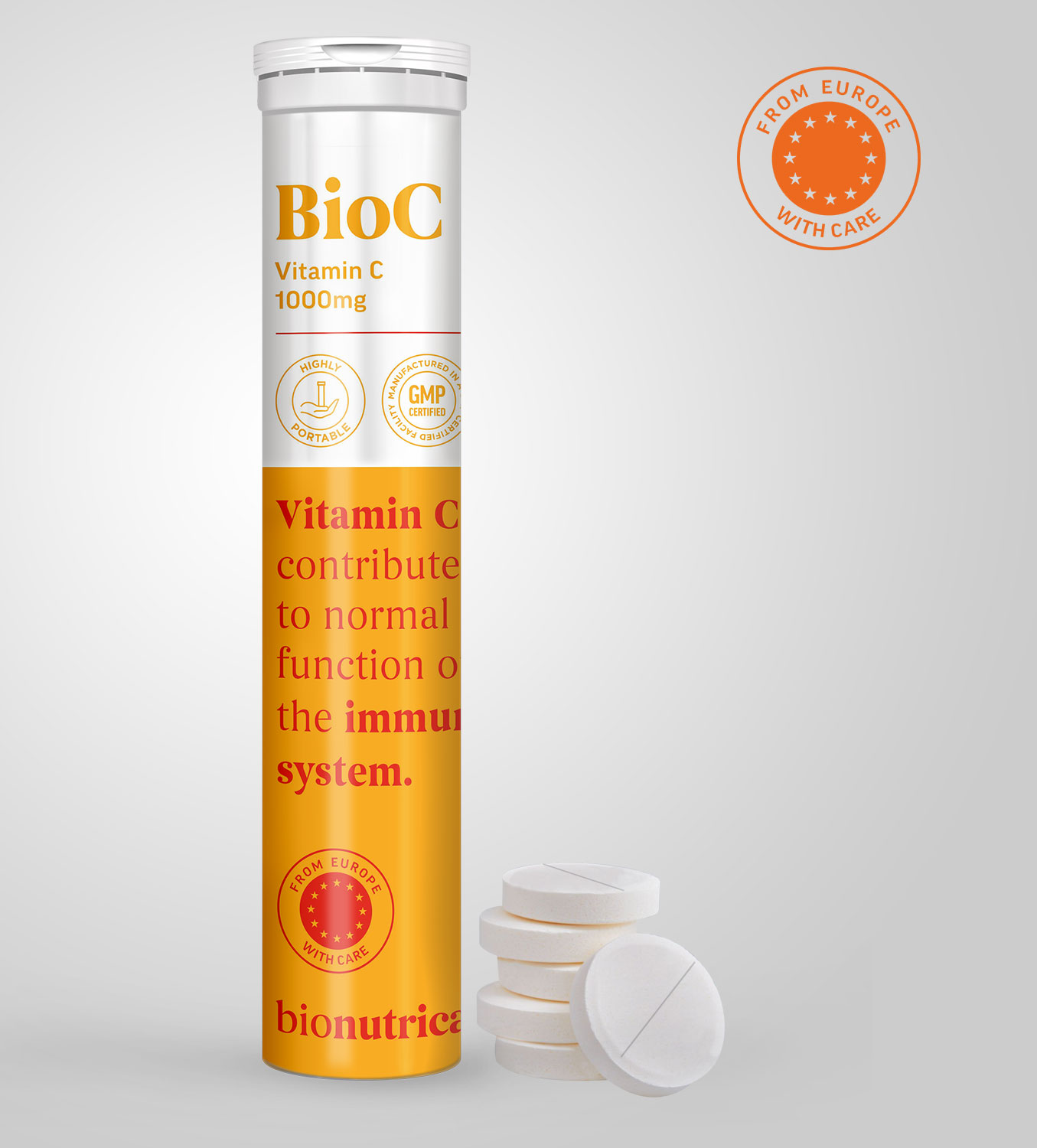 BioC – Vitamin C 1000mg (20 Effervescent Tablets) | CREOATE