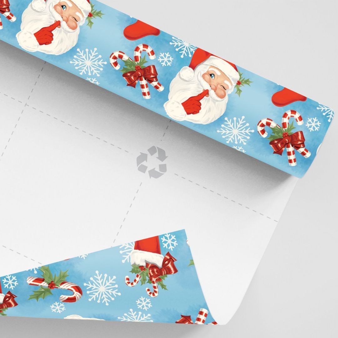 Secret Santa wrapping paper - flat sheets | CREOATE