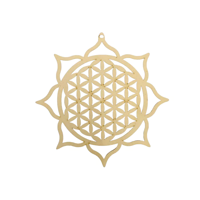 MDF Grid Flower Of Life & Lotus