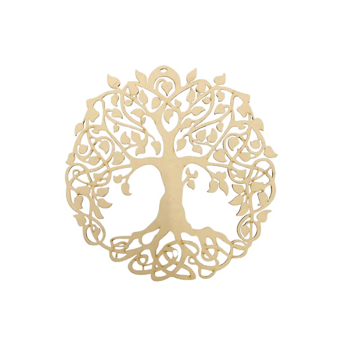 MDF Crystal Grid Tree of Life without frame | CREOATE