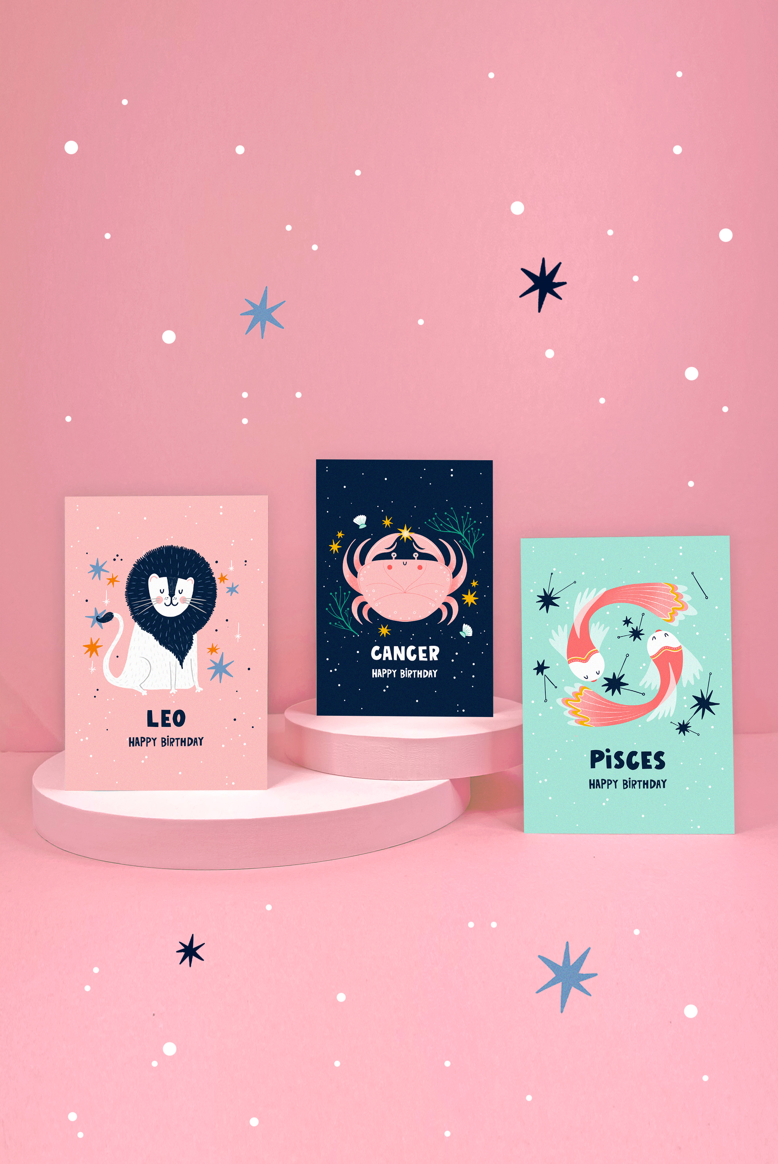 The Zodiac Sign Birthday Card Collection | CREOATE