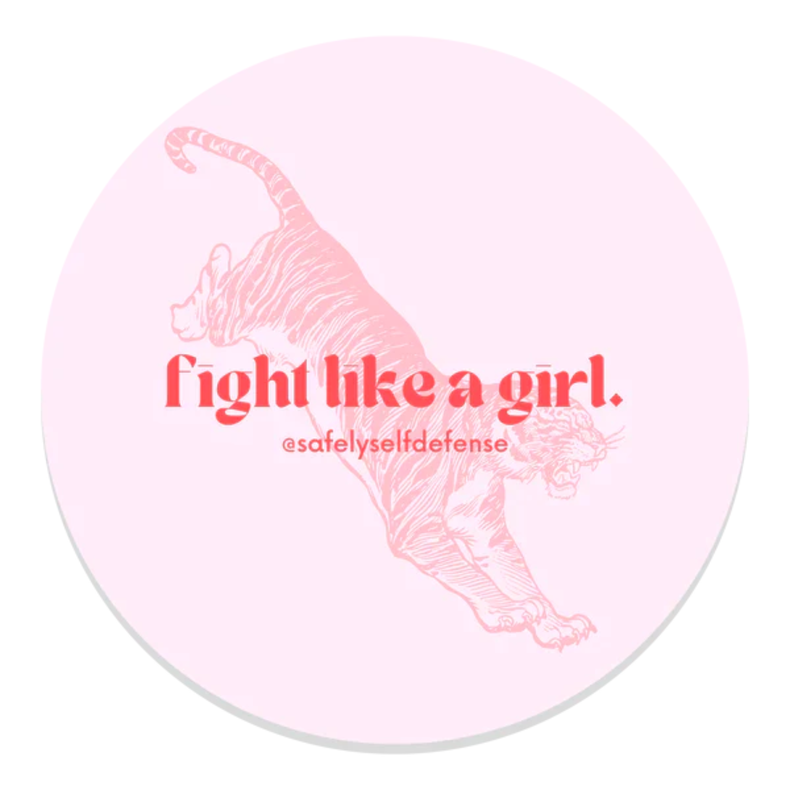 Fight Like a Girl Sticker | CREOATE