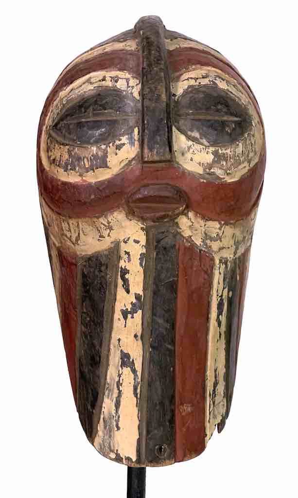 Ceremonial-style African Kifwebe Tribal Mask from Congo (DRC) | CREOATE