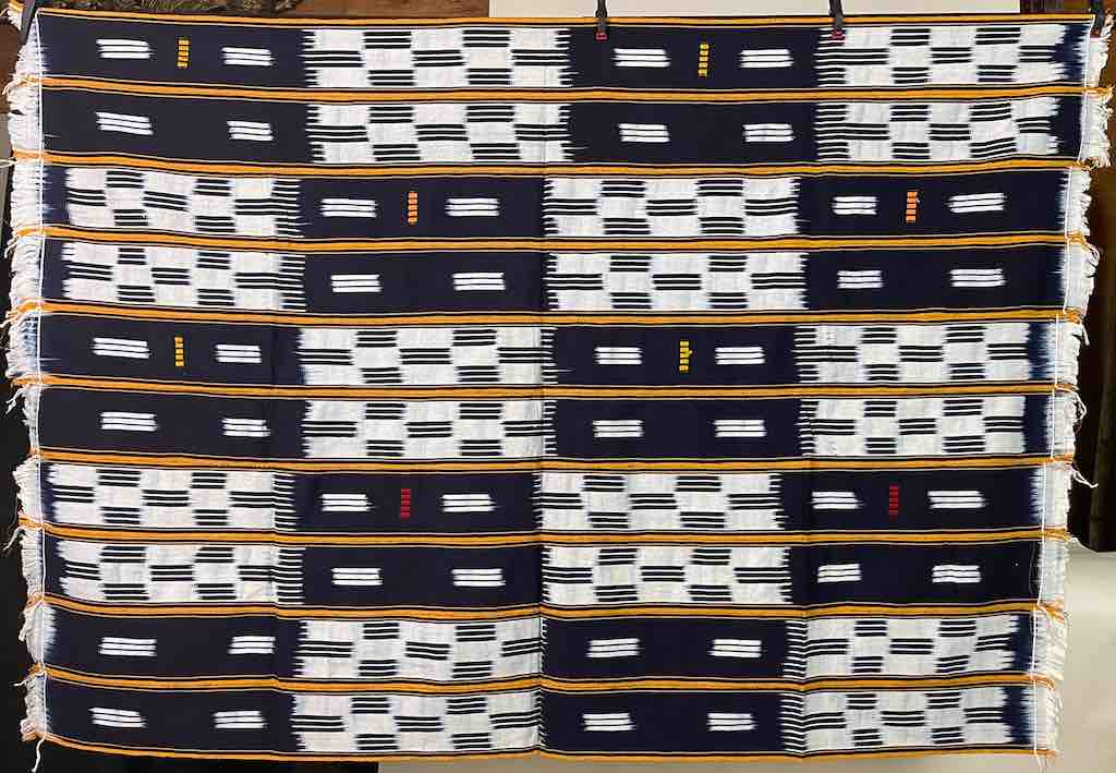 Baule African Cloth Textile "Wrapper" | 60" x 42" | CREOATE