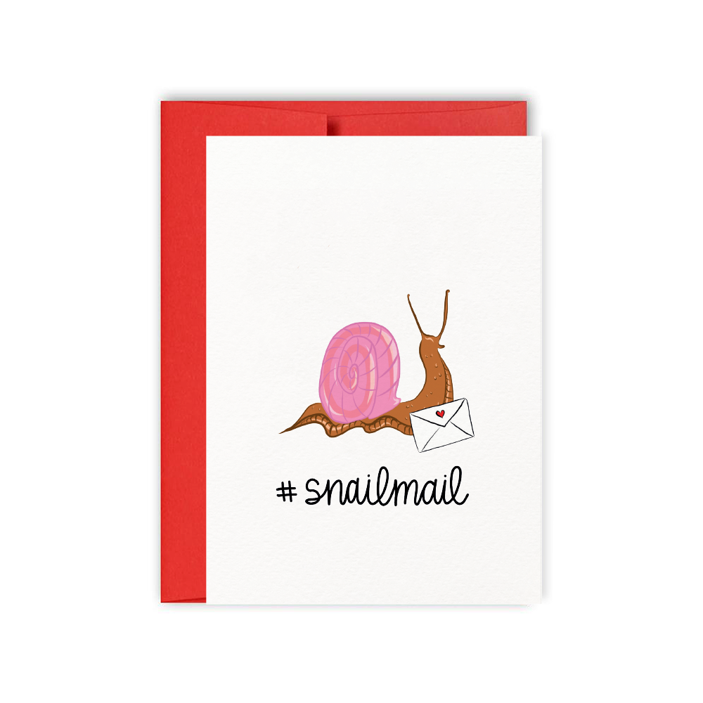 Snail mail Friendship Card | CREOATE