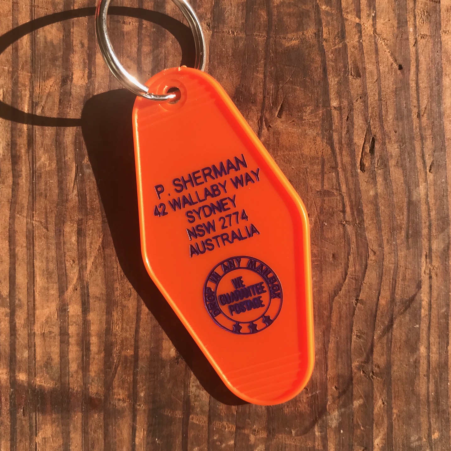 Motel Key Fob, P. Sherman (Finding Nemo)