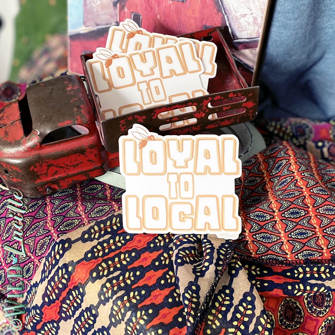 Loyal to Local - Rural Farming Vinyl Sticker Decals | CREOATE