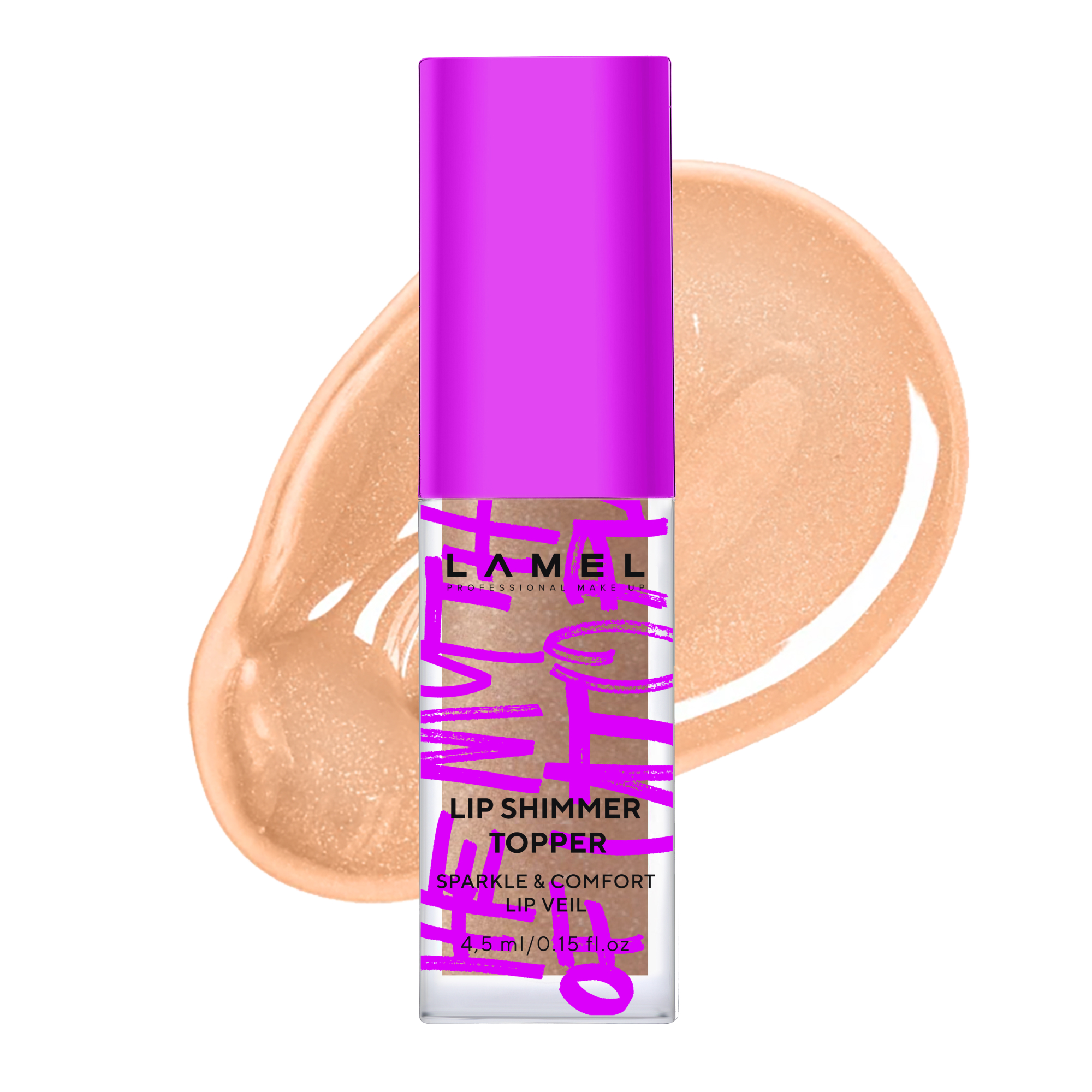 Lamel The Myth of Utopia Lip Shimmer Topper 401, 4.5ml | CREOATE