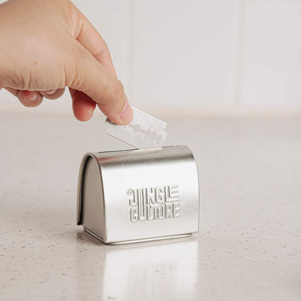 Safety Razor Blade Disposal Tin • Blades Storage Bank