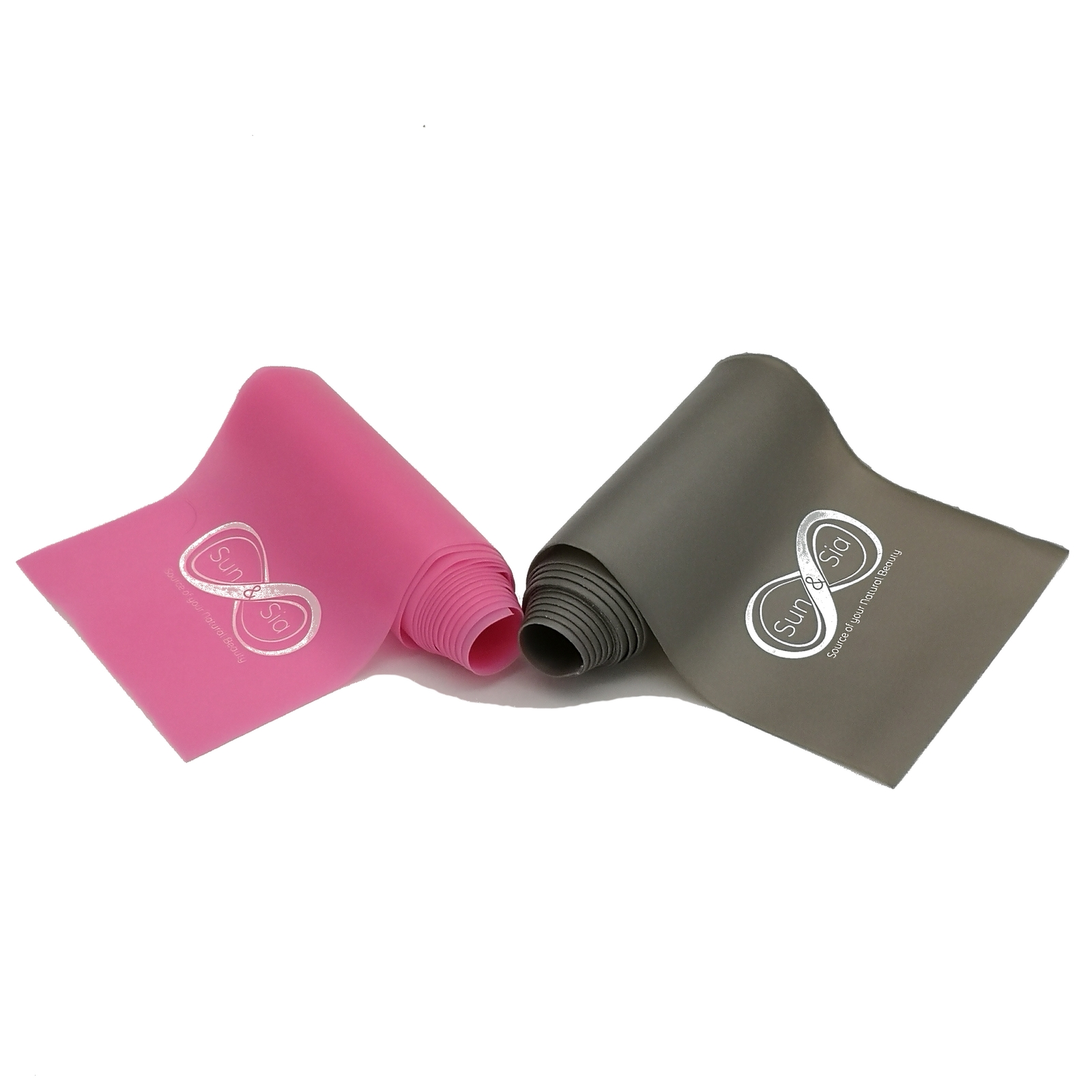 Lot de 2 Bandes Elastiques – Bandes Pilates de Qualité – 2 Résistances ...