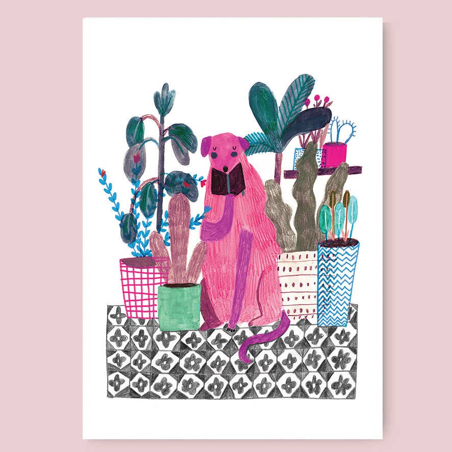 PINK DOG print | CREOATE