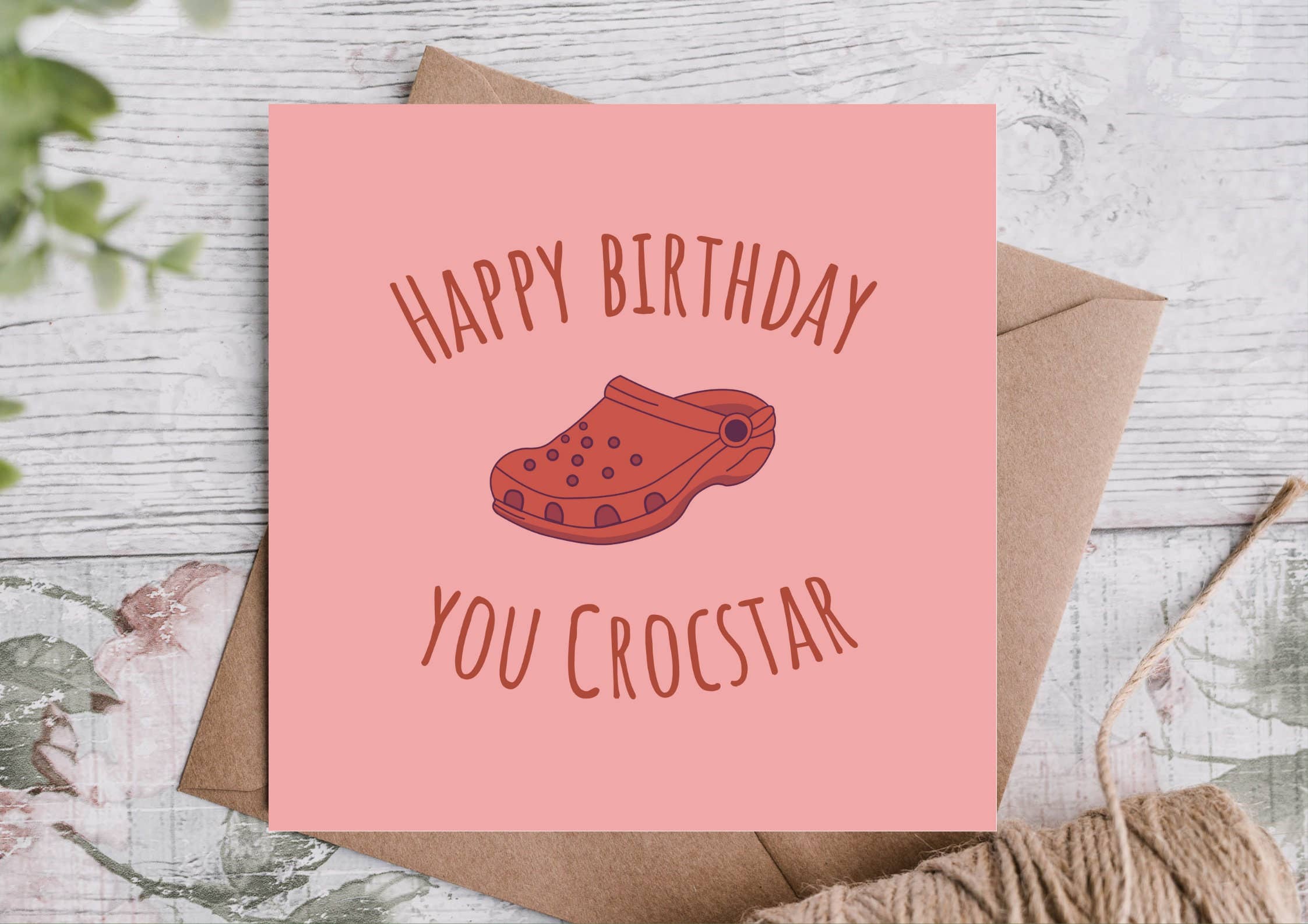 Funny Birthday Card / Birthday Card / Crocs Birthday | CREOATE