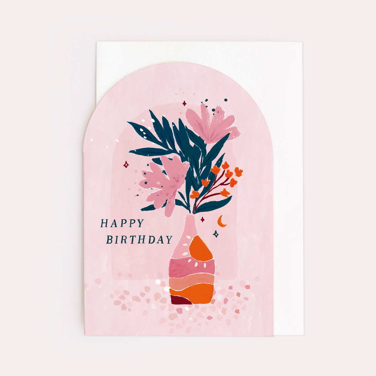 Vase Birthday Card | Floral Birthday Card | Flowers Cards | Female ...