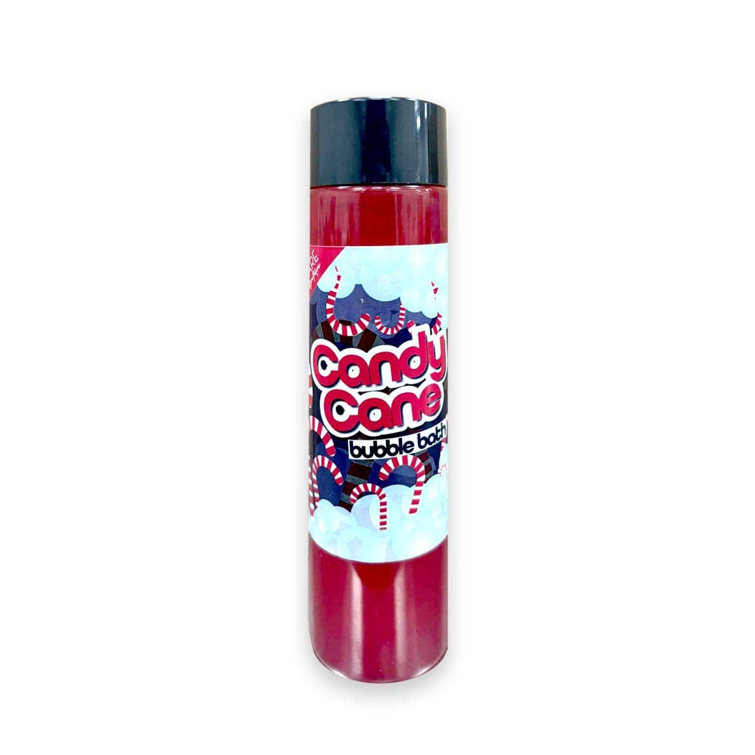 Candy Cane Scented Bubble Bath. 150ml Red Bubble Bath. | CREOATE