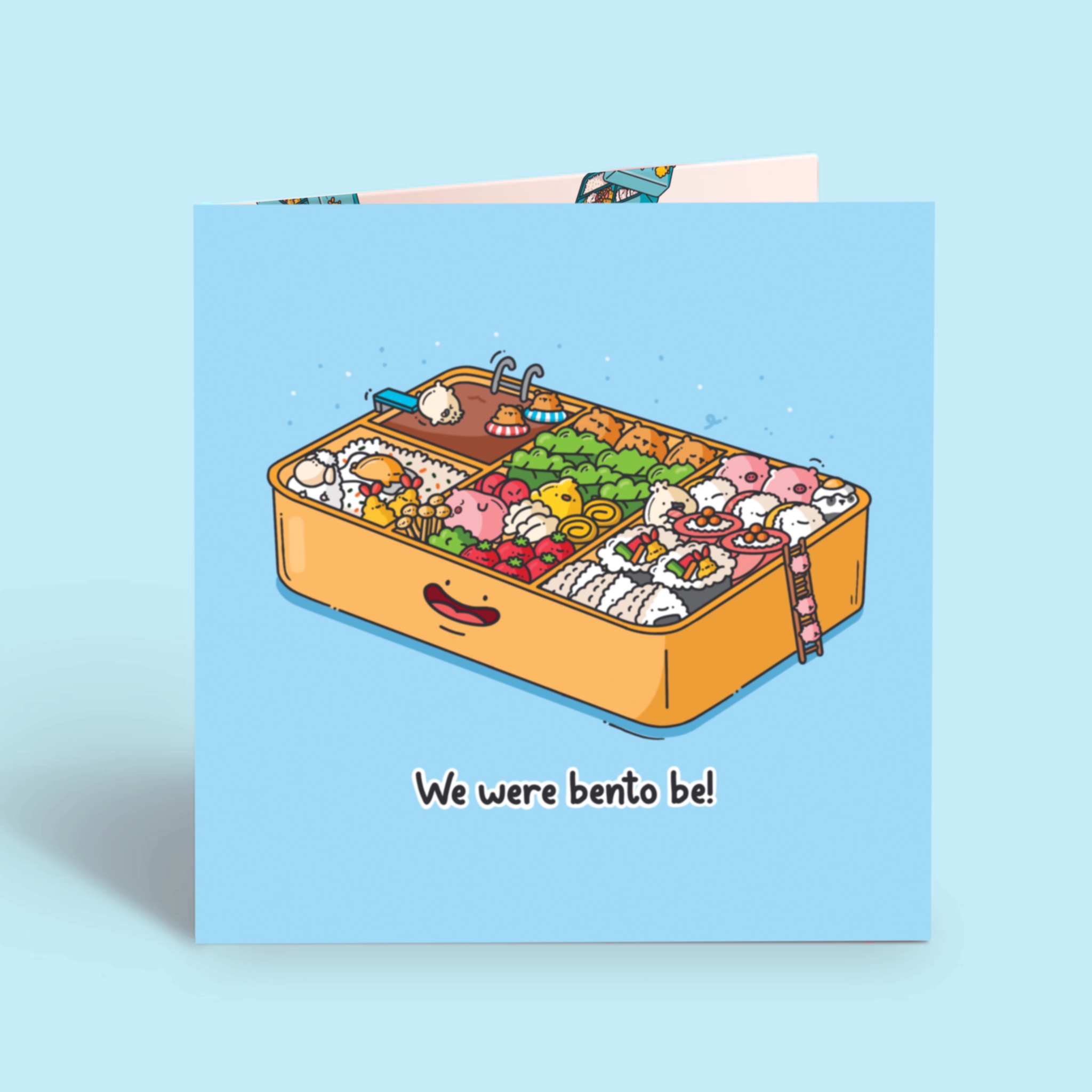 Bento Box Card | Love Friendship Card | Greeting Card | CREOATE