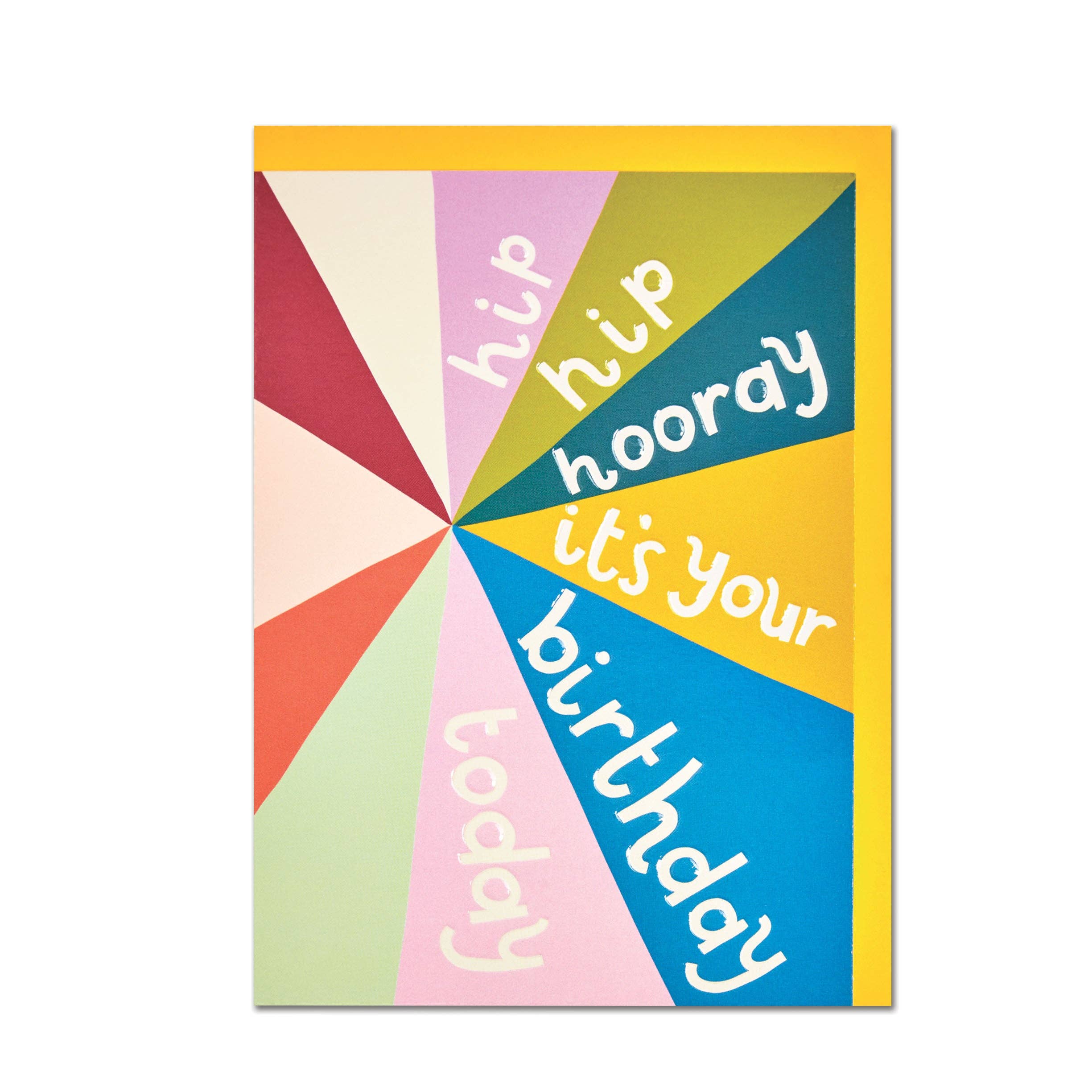 Hip hip hooray it's your Birthday today' card | CREOATE