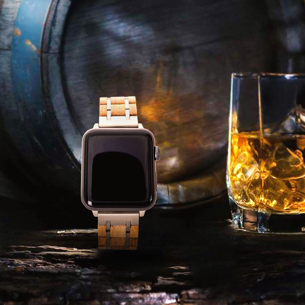 Waidzeit Smartwatch strap - Whisky Barrel | CREOATE
