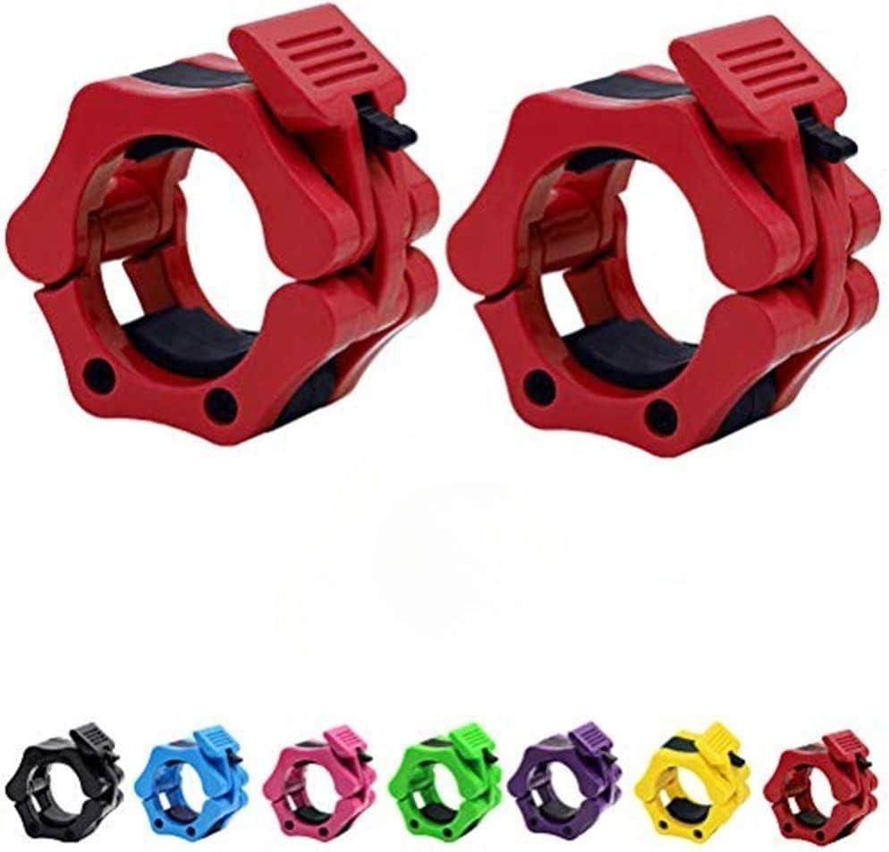 Gym fitness accessories magnetic open face barbell collar clip clamps ...