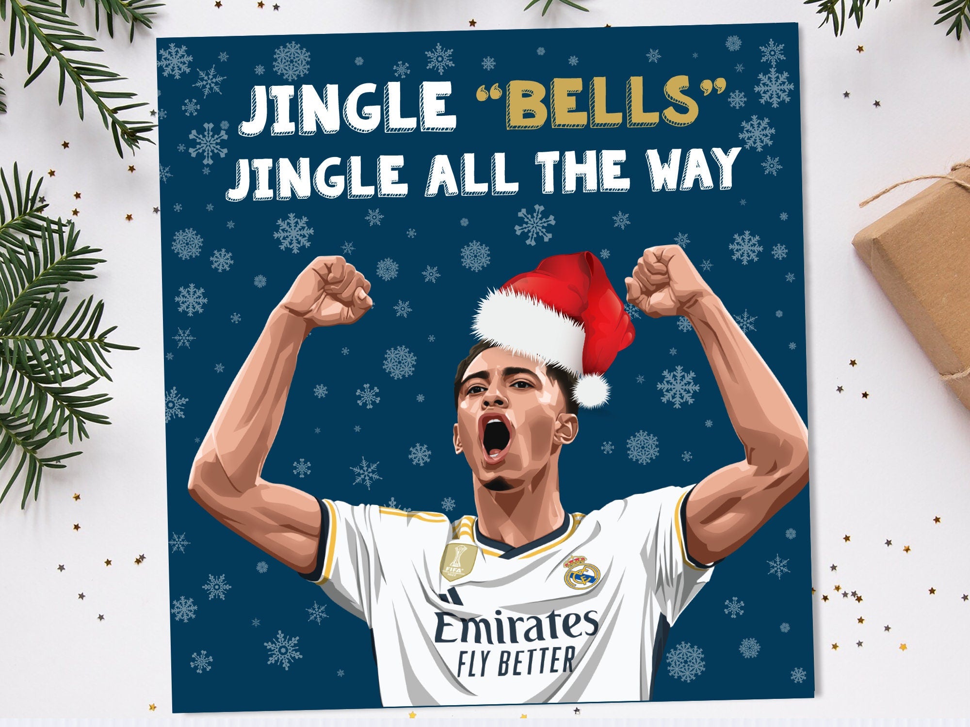 Jude Bellingham, Funny Christmas Card | Funny Christmas Gift | Funny ...