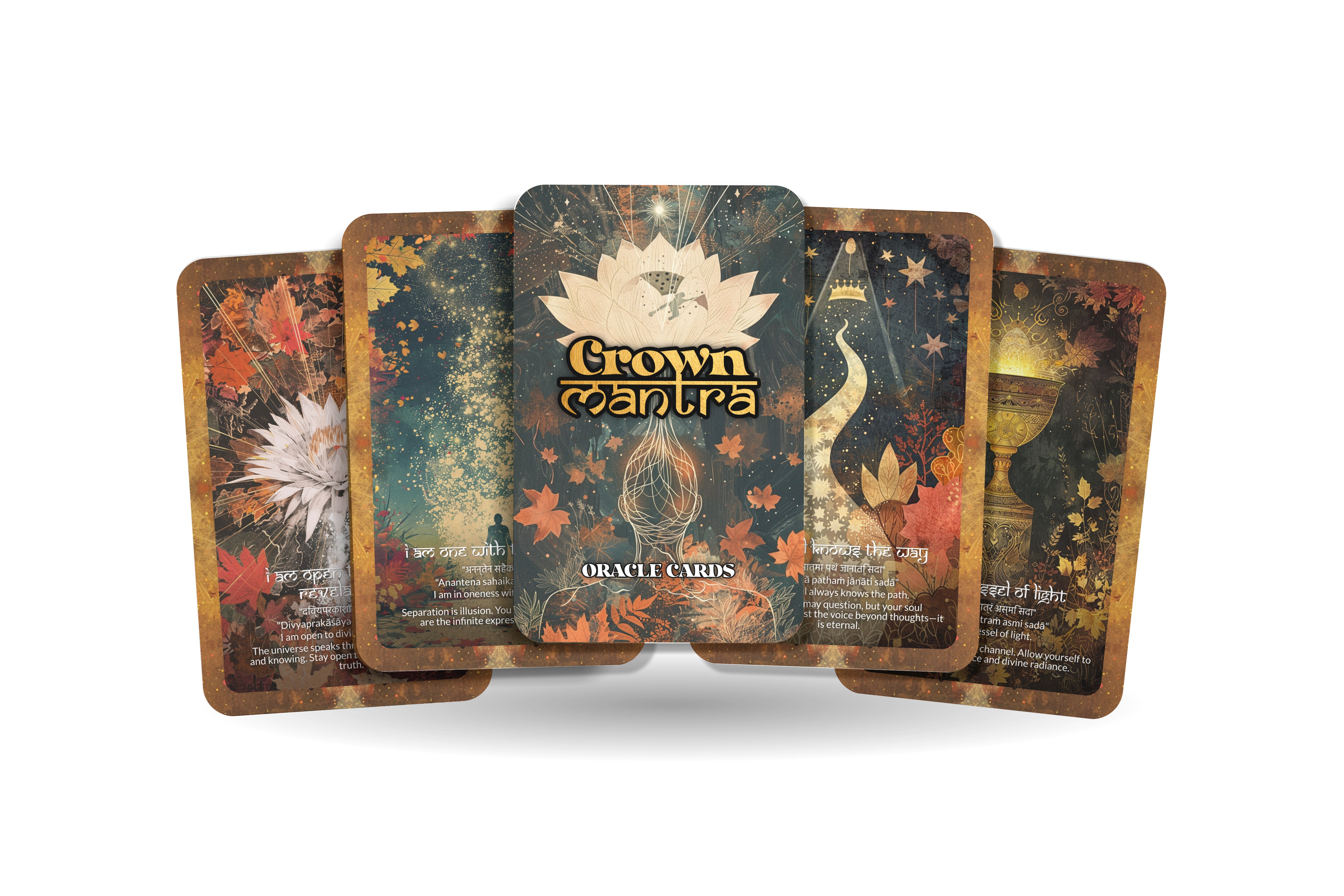 Crown Mantra – A Divine Connection Oracle Deck – 22 Oracle Cards ...