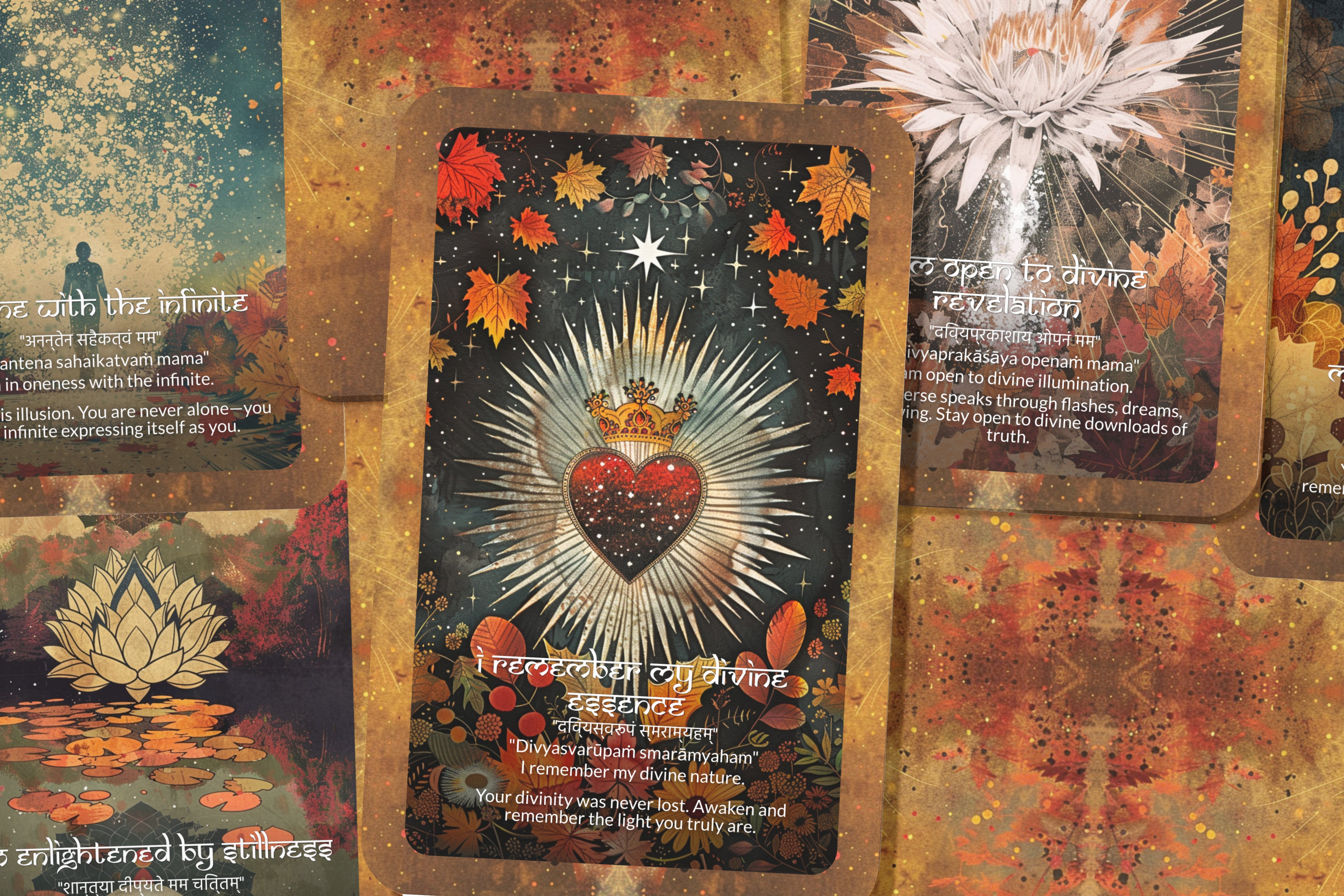 Crown Mantra – A Divine Connection Oracle Deck – 22 Oracle Cards ...