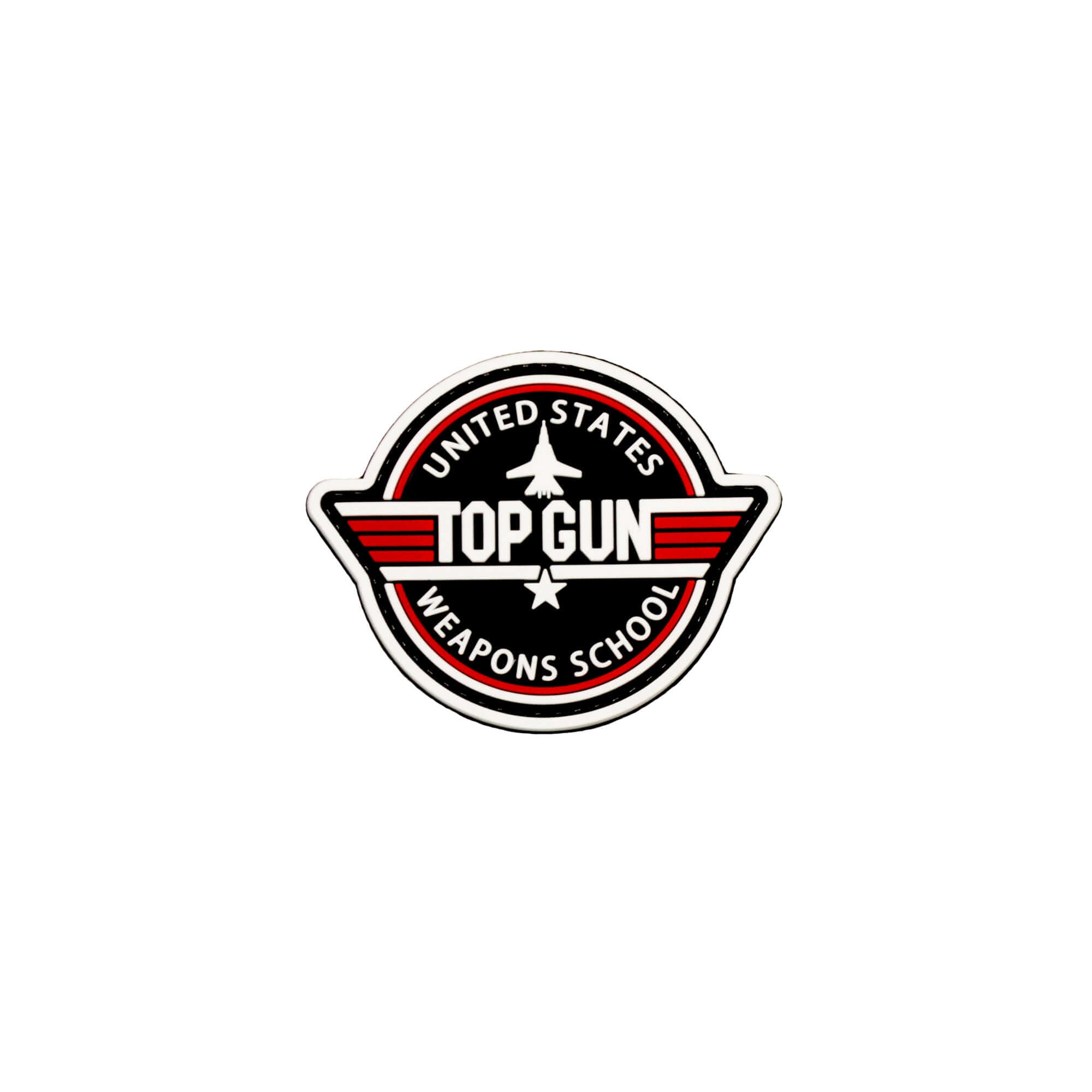 Top Gun Fighter Weapons School Black PVC Patch