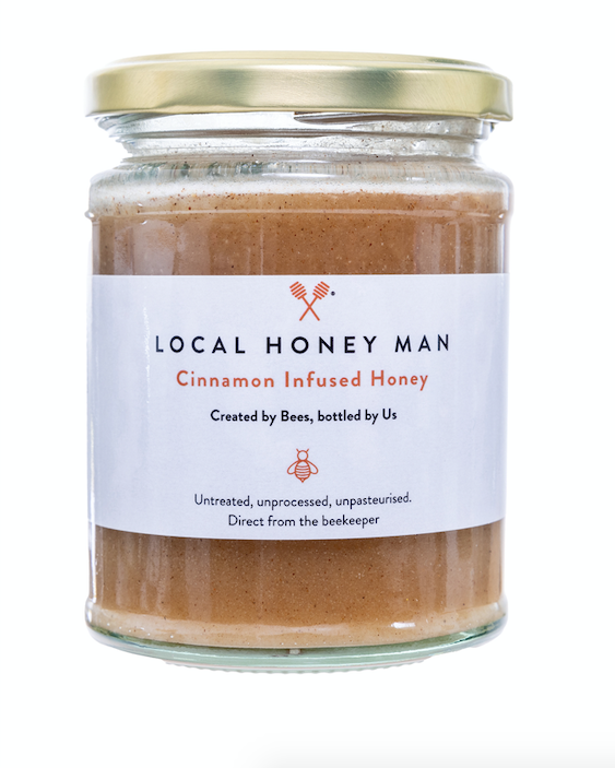 Cinnamon Infused Raw Honey
