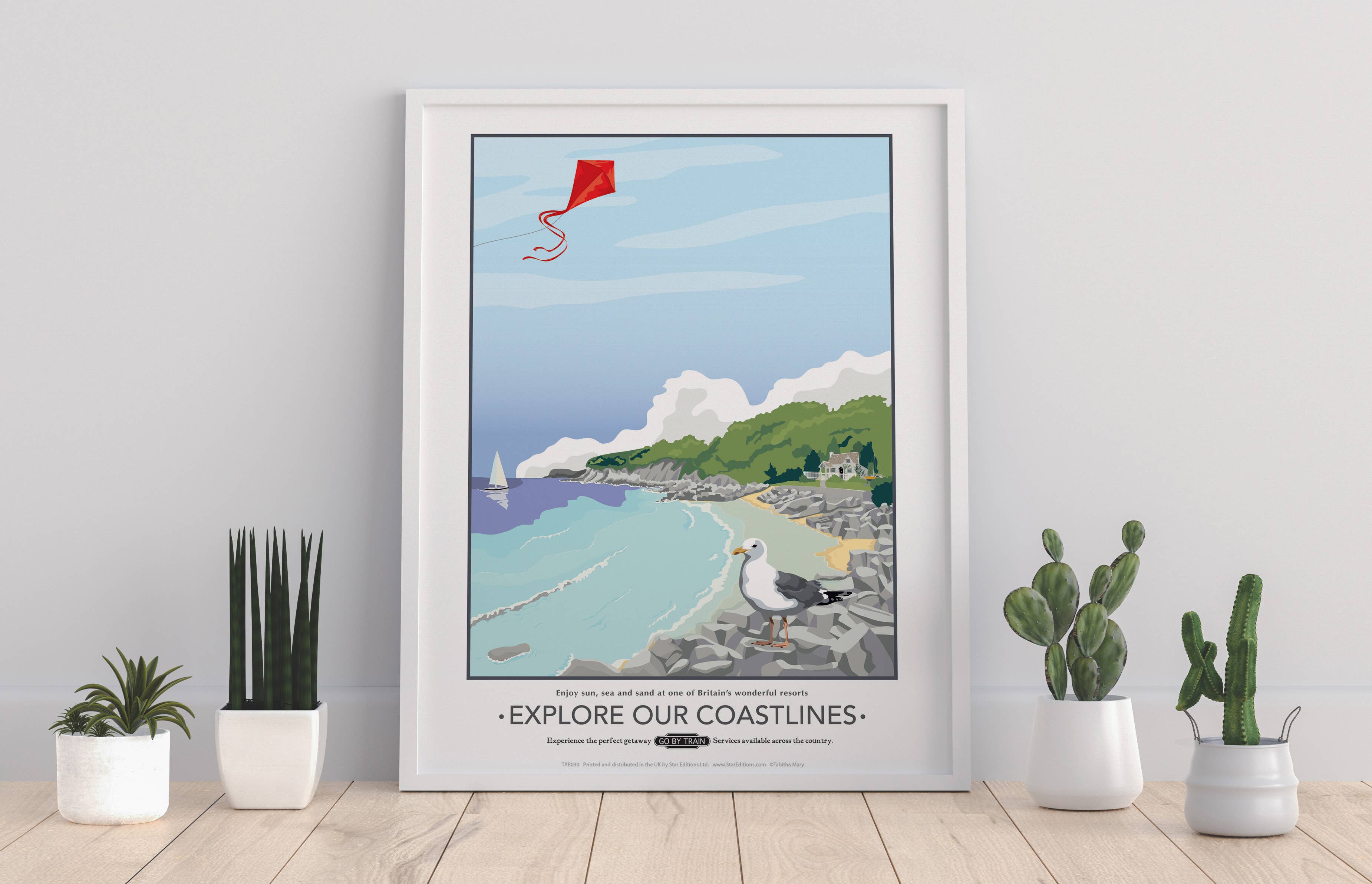 Explore Our Coastlines By Artist Tabitha Mary - Art Print