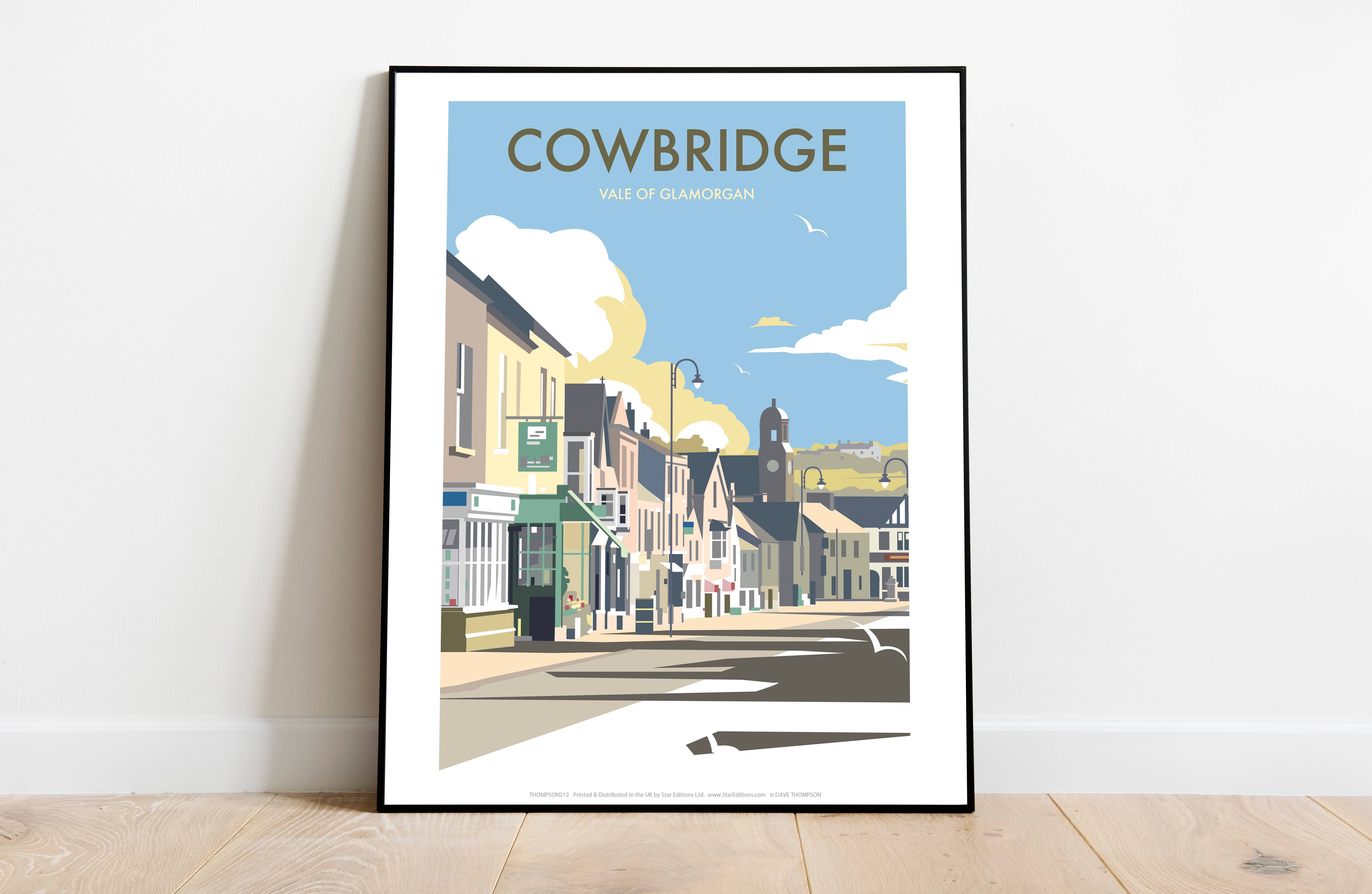 Cowbridge By Artist Dave Thompson - 11X14” Premium Art Print